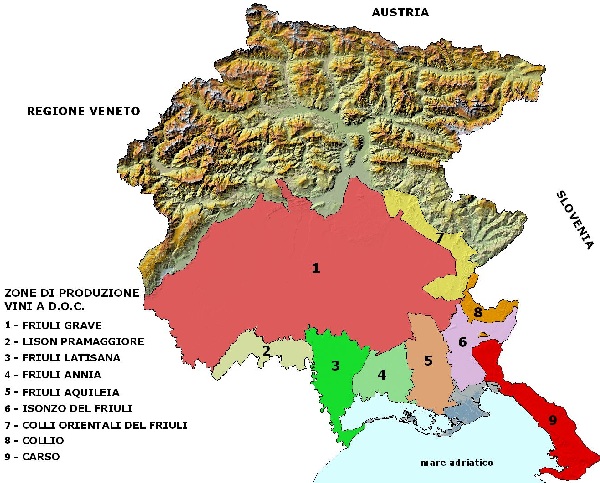 Vini Italiani DOC DOP: Friuli Isonzo Doc Vini Italiani DOC DOP: Friuli Isonzo Doc
